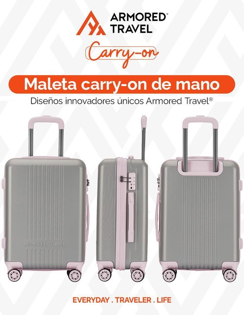 Maleta con ruedas de mano Armored Travel Andrea Carry On 4